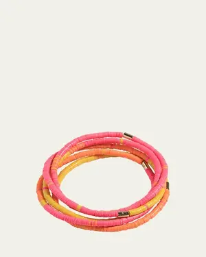 ELSIE FRIEDA Elsie Frieda Heishi Bead Bracelet Set At The Copa