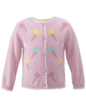 RACHEL RILEY Ice Cream Cardigan - Pink