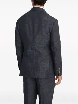 Brunello Cucinelli Double-breasted Linen Blazer