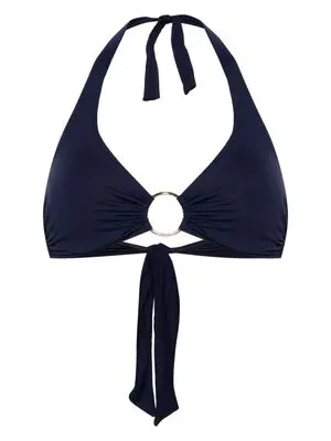 Melissa Odabash Brussels Ring-detailed Bikini Top - Blue