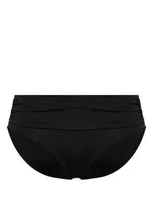 Melissa Odabash Bel Air Gathered Bikini Bottom - Black