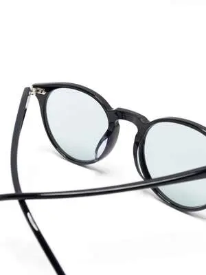 Oliver Spencer Round-frame Glasses - Black