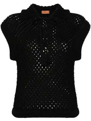 Alanui Open Knit Top