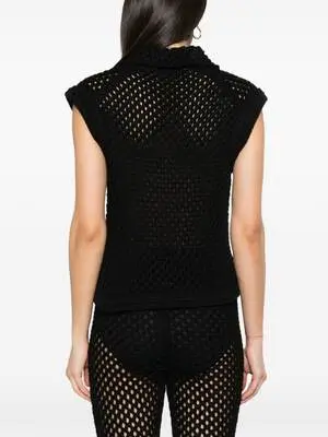 Alanui Open Knit Top