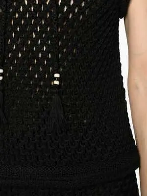 Alanui Open Knit Top
