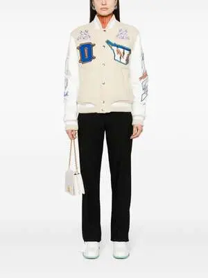 Off-White Tunderbolt Bomber Jacket - Neutrals