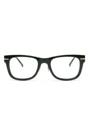 Linda Farrow Portico D-frame Glasses - Green