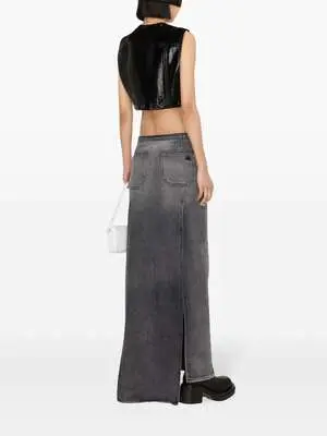 COURREGES Faux-leather Cropped Vest