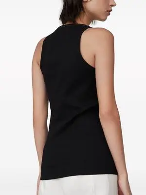 Brunello Cucinelli Ribbed Tank Top - Black