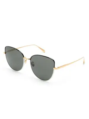 Linda Farrow Eloise Oversize-frame Sunglasses