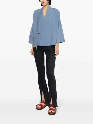 Kenzo Collarless Drop-shoulder Jacket