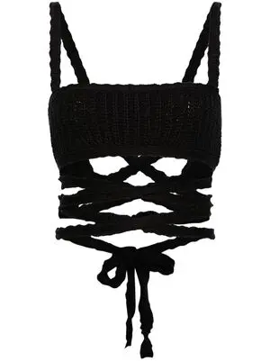 Alanui Knitted Top - Black