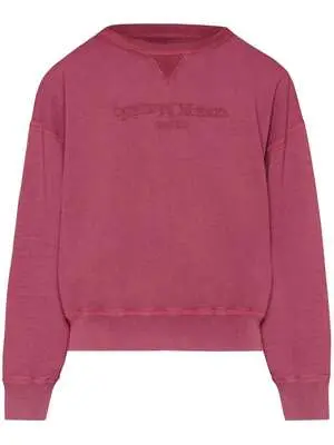 MAISON MARGIELA Reverse Cotton Sweatshirt - Red
