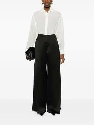 Ralph Lauren Satin Wide-leg Trousers