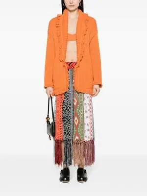 Alanui Mix-pattern Jacquard Skirt