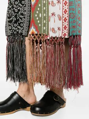 Alanui Mix-pattern Jacquard Skirt