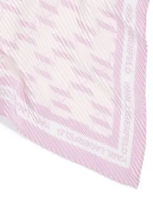 Karl Lagerfeld K/monogram Pleated Scarf