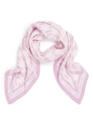 Karl Lagerfeld K/monogram Pleated Scarf