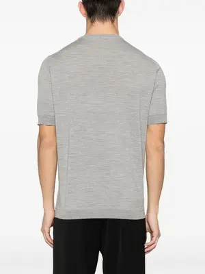GOES BOTANICAL Mélange Merino Wool Top - Grey