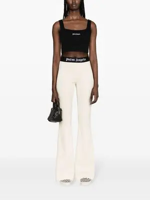 Palm Angels Logo-tape Flared Track Pants