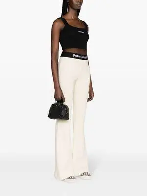 Palm Angels Logo-tape Flared Track Pants