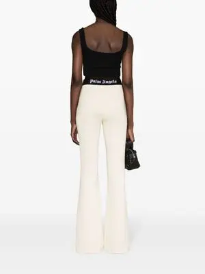 Palm Angels Logo-tape Flared Track Pants