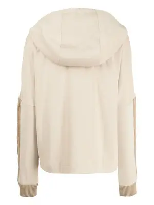 Lorena Antoniazzi Cable Knit-paneled Hoodie