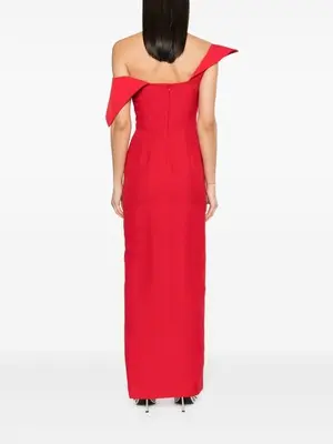Roland Mouret Off-shoulder Gown - Red