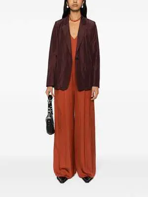 FORTE_FORTE Single-breasted Blazer - Brown