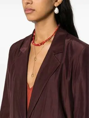 FORTE_FORTE Single-breasted Blazer - Brown