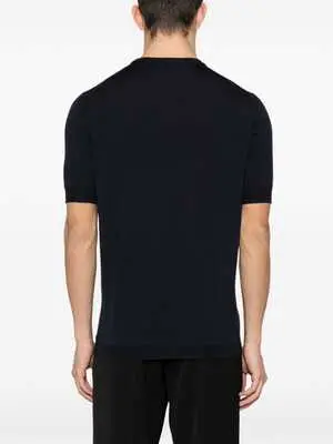 GOES BOTANICAL Fine-knit Merino Wool Top - Blue