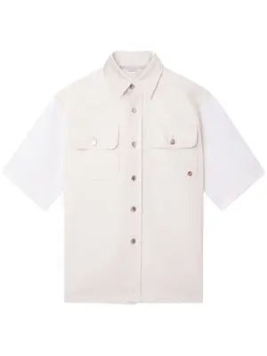 Stella McCartney Utility Denim Shirt - Neutrals