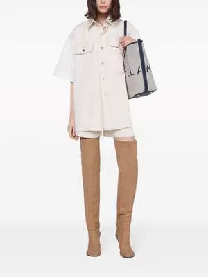 Stella McCartney Utility Denim Shirt - Neutrals