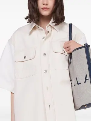 Stella McCartney Utility Denim Shirt - Neutrals