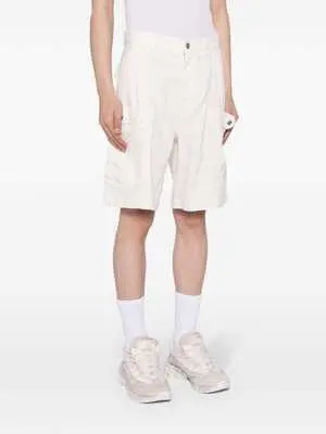Palm Angels Lyocell-cotton Blend Cargo Shorts - Neutrals