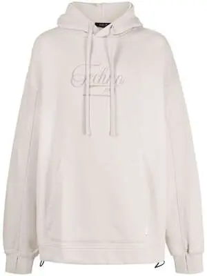 FIVE CM Terry Embroidered Cotton Hoodie