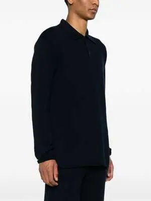 Alanui Ribbed Knit Polo Top