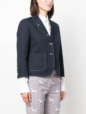 Thom Browne Sack-patch Cropped Jacket