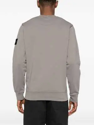 Stone Island Cotton Compass Sweatshirt - Grey