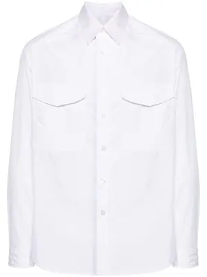 MORDECAI Striped-print Poplin Shirt