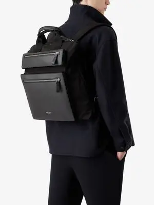 Giorgio Armani Logo-stamp Backpack