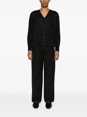 BODE Dumas Floral-embroidered Twill Overshirt