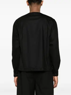 BODE Dumas Floral-embroidered Twill Overshirt