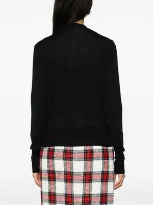 VIVIENNE WESTWOOD Orb-embroidered Cardigan - Black