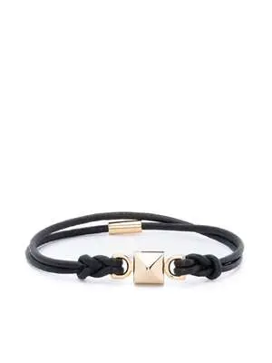 Valentino Garavani Rockstud Leather Bracelet - Black