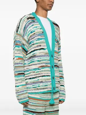 Alanui Madurai Striped Cardigan