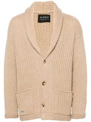 Alanui Ribbed Knit Cardigan