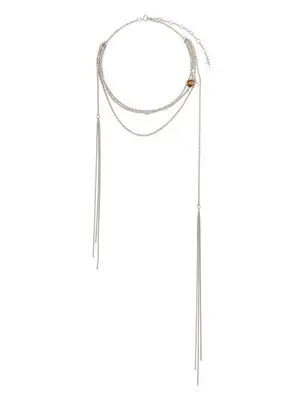 COURREGES Multi-chain Necklace - Silver
