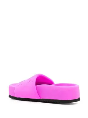 VIC MATIE Logo-embossed Padded Sandals - Pink