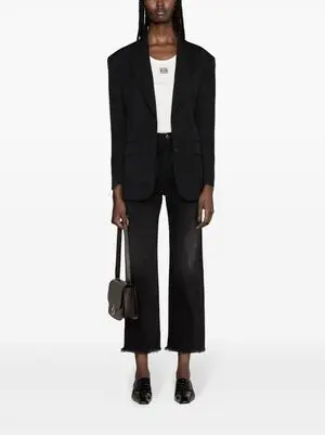 TOTEME High-rise Straight-leg Jeans - Black